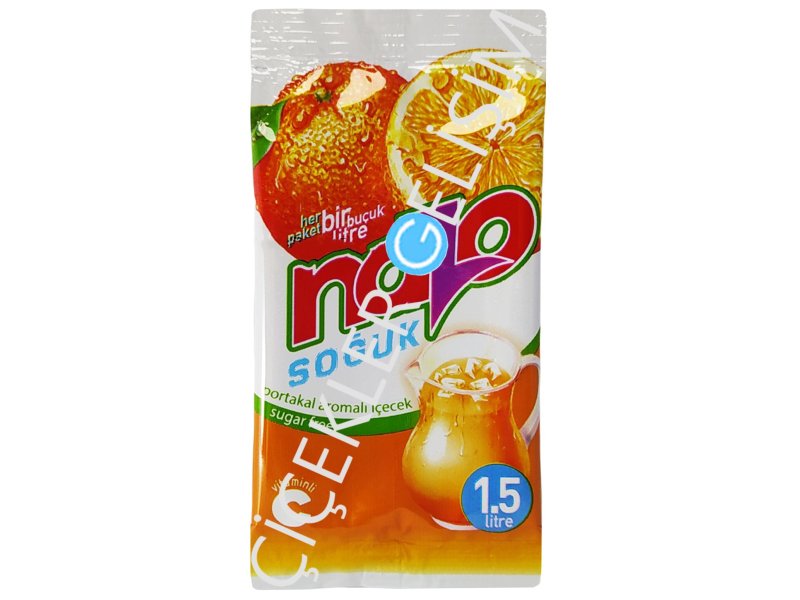 NAZO TOZ İÇECEK 9 Gr. (24 Ad.*16 Pk.) Portakal – Çiçekler Gelişim ...