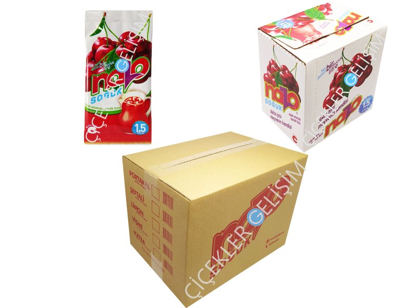 NAZO TOZ İÇECEK 9 Gr. (24 Ad.*16 Pk.) Vişne – Çiçekler Gelişim Toptan ...