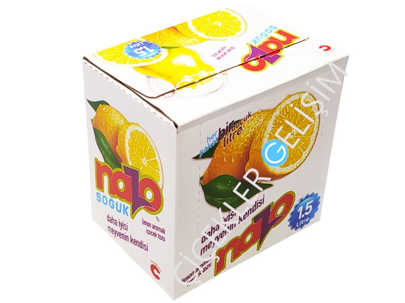 NAZO TOZ İÇECEK 9 Gr. (24 Ad.*16 Pk.) Limon – Çiçekler Gelişim Toptan ...